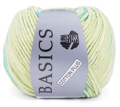 Lana Grossa Basics Cotton Plus – Baumwollmischgarn, grün color online kaufen | buttinette Bastelshop
