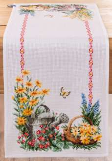 Borduurpakket "Tuinmoment" online kopen | handwerkwinkel buttinette