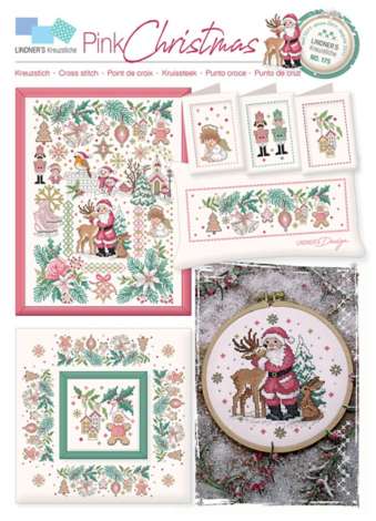 Grille de broderie "Pink Christmas" | acheter en ligne sur buttinette ...