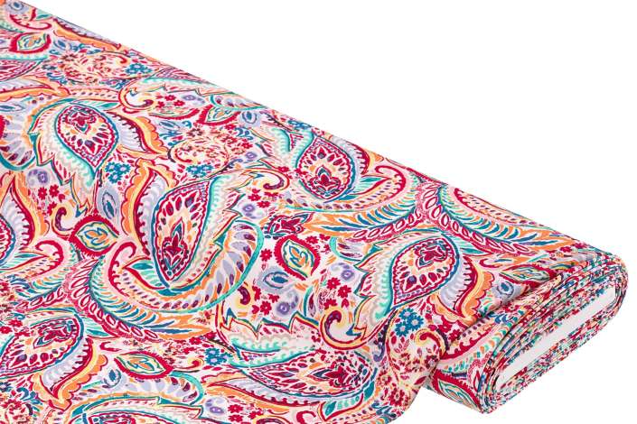 Blusenstoff "Paisley", bunt online kaufen | buttinette Bastelshop