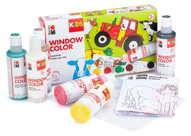 Marabu KIDS Window Color "Farm", 6x 80 ml online kaufen | buttinette ...