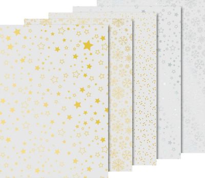 Transparentpapier "Sternenglanz", 21 x 29,7 cm, 10 Blatt online kaufen | buttinette Bastelshop
