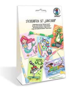 Ursus stickkaarten-set "Het hele jaar", 11 x 17 cm, 10 stuks online ...