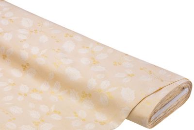 Jacquard "Ilex-Zweige" mit Glitzergarn, natur/gold online kaufen ...
