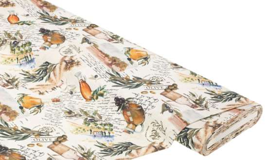 Dekostoff Oliven Landschaft "Lorena", natur-color online kaufen ...