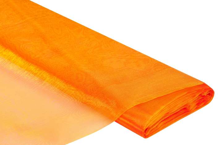 1B-Ware Organza "Delhi", orange/gelb online kaufen | buttinette Bastelshop