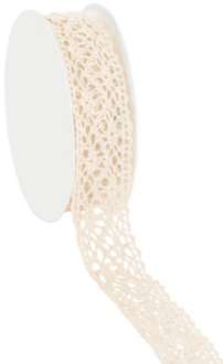 Gehaakte kanten rand, crème, 25 mm, 5 m online kopen | handwerkwinkel ...