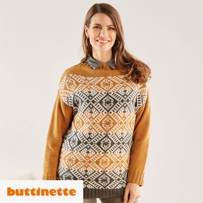 Strickanleitung – Jacquardpullover aus Woll Butt Primo Madeleine online ...