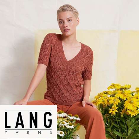 Strickanleitung – Kurzarmpullover "Jolka" aus Lang Yarns Vaya online ...