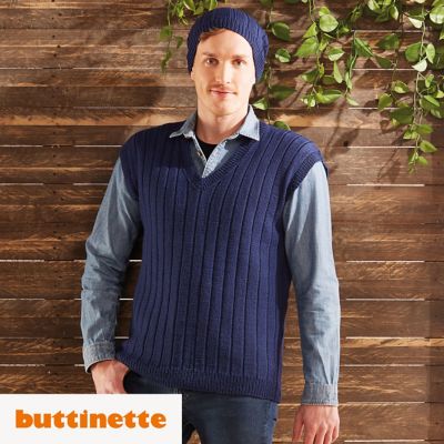 Strickanleitung – Herrenpullunder aus Woll Butt Primo Madeleine online ...