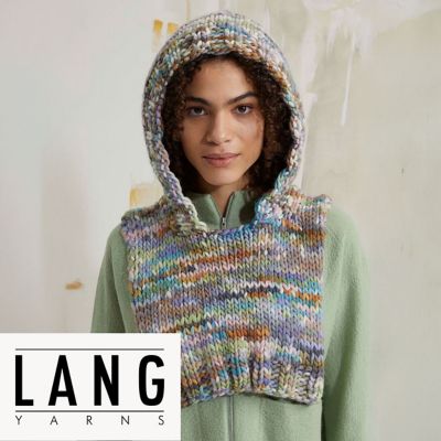Strickanleitung – Kragen mit Kapuze aus Lang Yarns Bold Color online ...